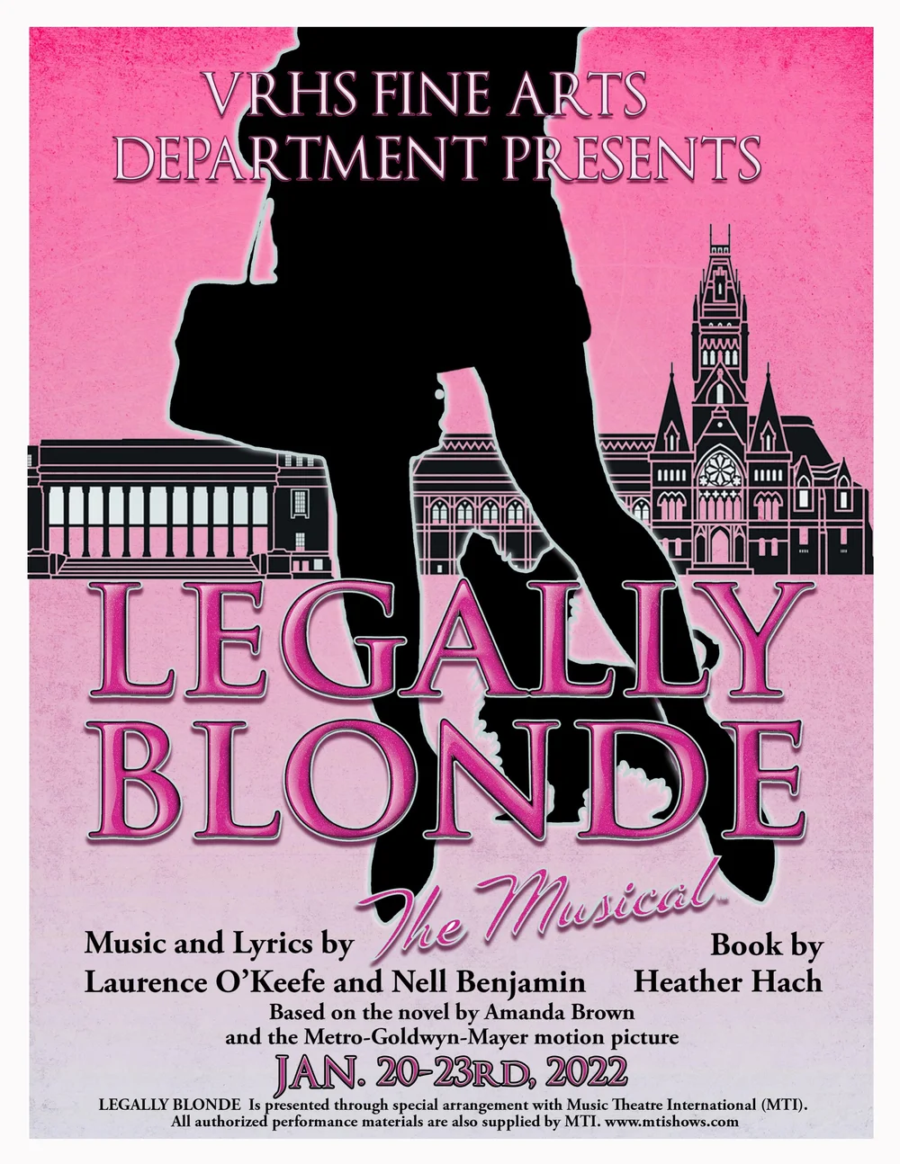 Legally Blonde The Musical Poster