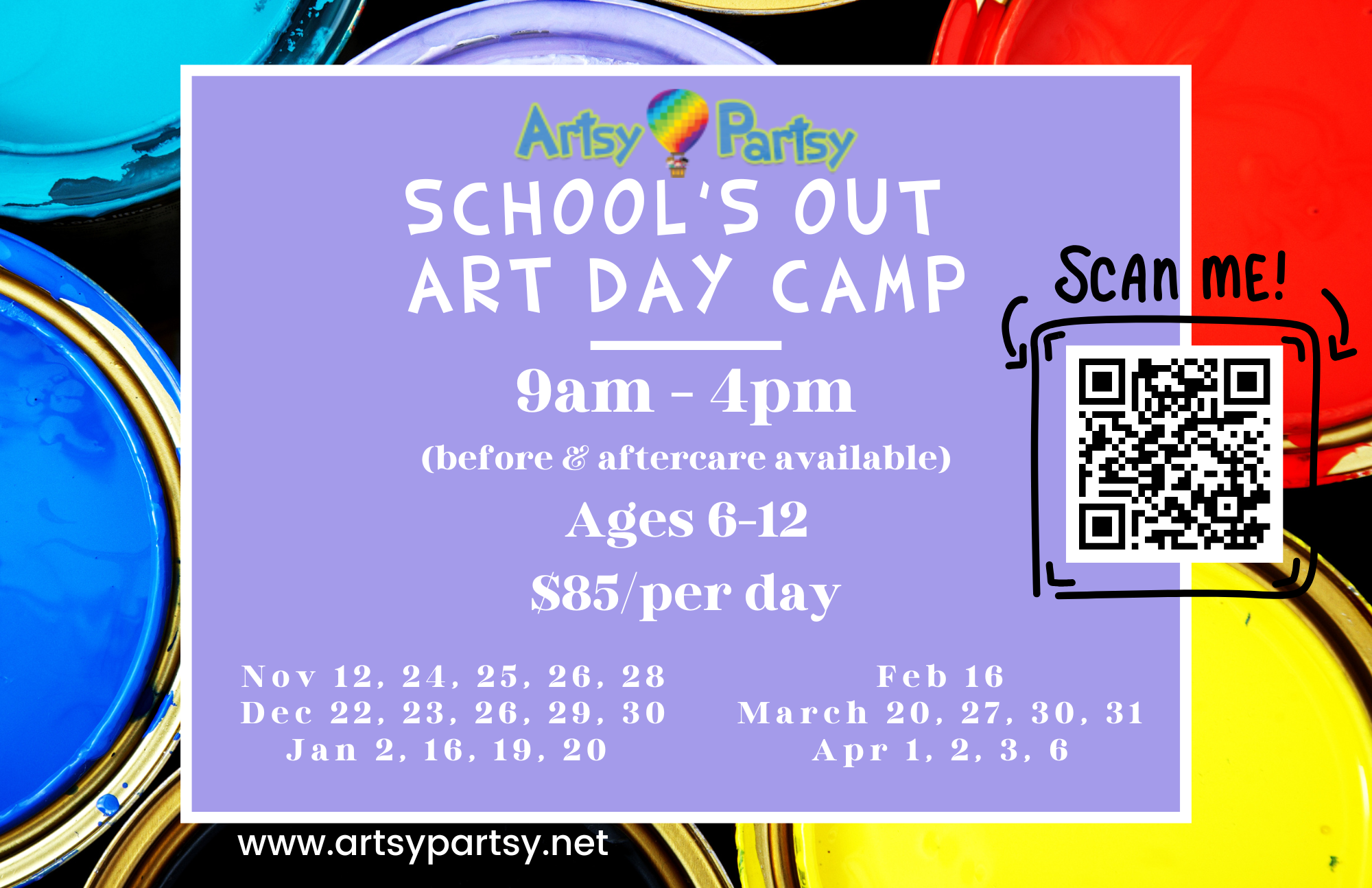Art Camps for Summer, Fall 2020-2021 | Art Studio — Artsy Partsy