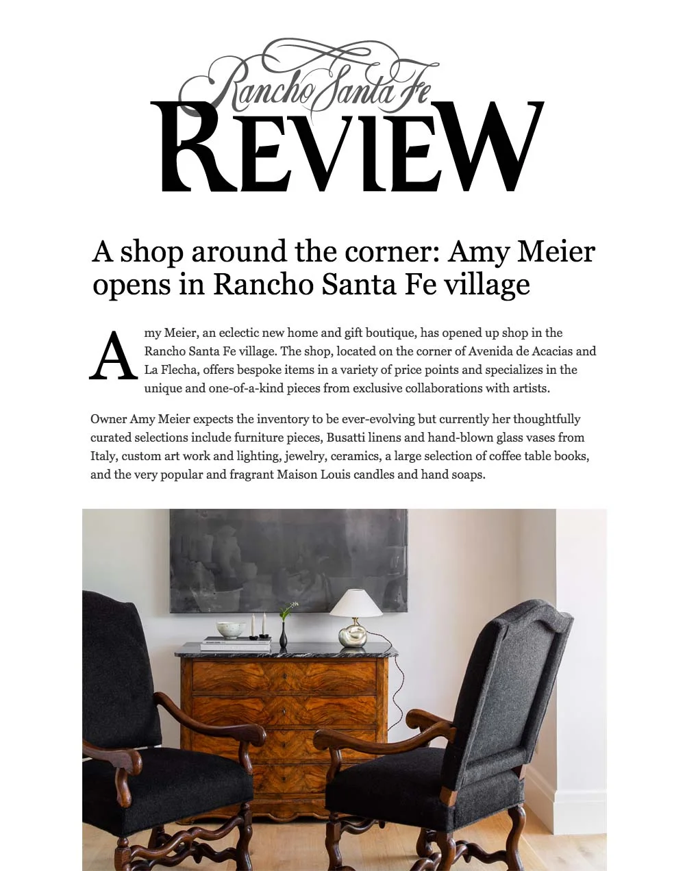 Press — Amy Meier Design