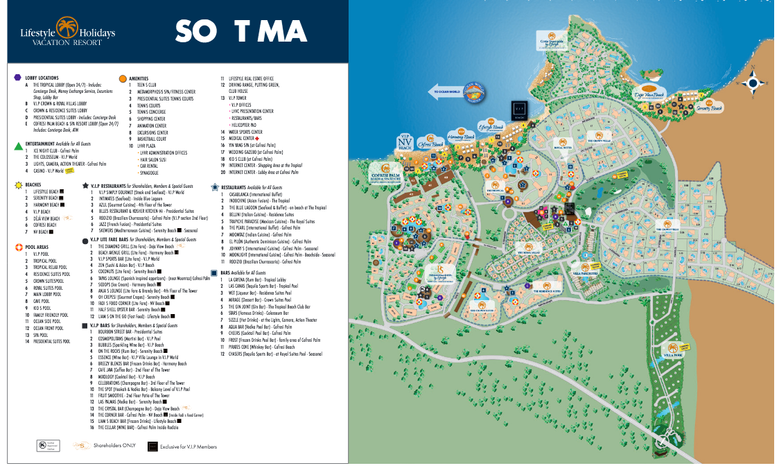 Resort maps