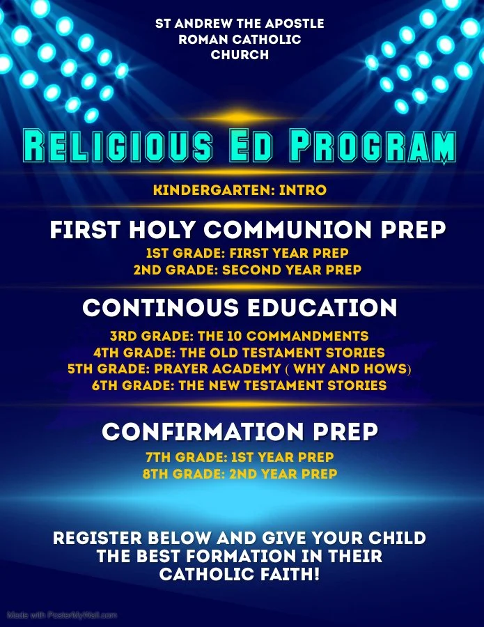 Religious Education — St. Andrew the Apostle Parish