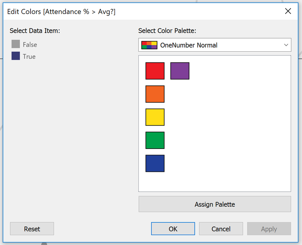 Creating a Custom Color Palette for Tableau — OneNumber