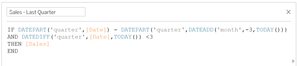 Quarter Versus Previous Quarter (Quarter over Quarter) Calculation in ...