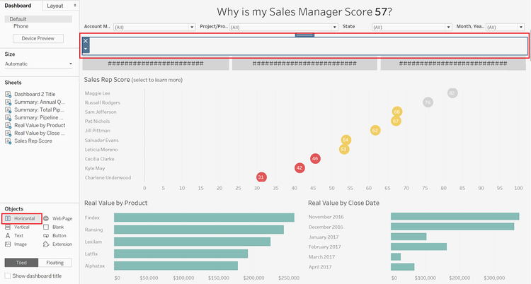Efficient Filter Layout for Tableau Dashboards — OneNumber