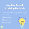 Active Recall Studying Methods