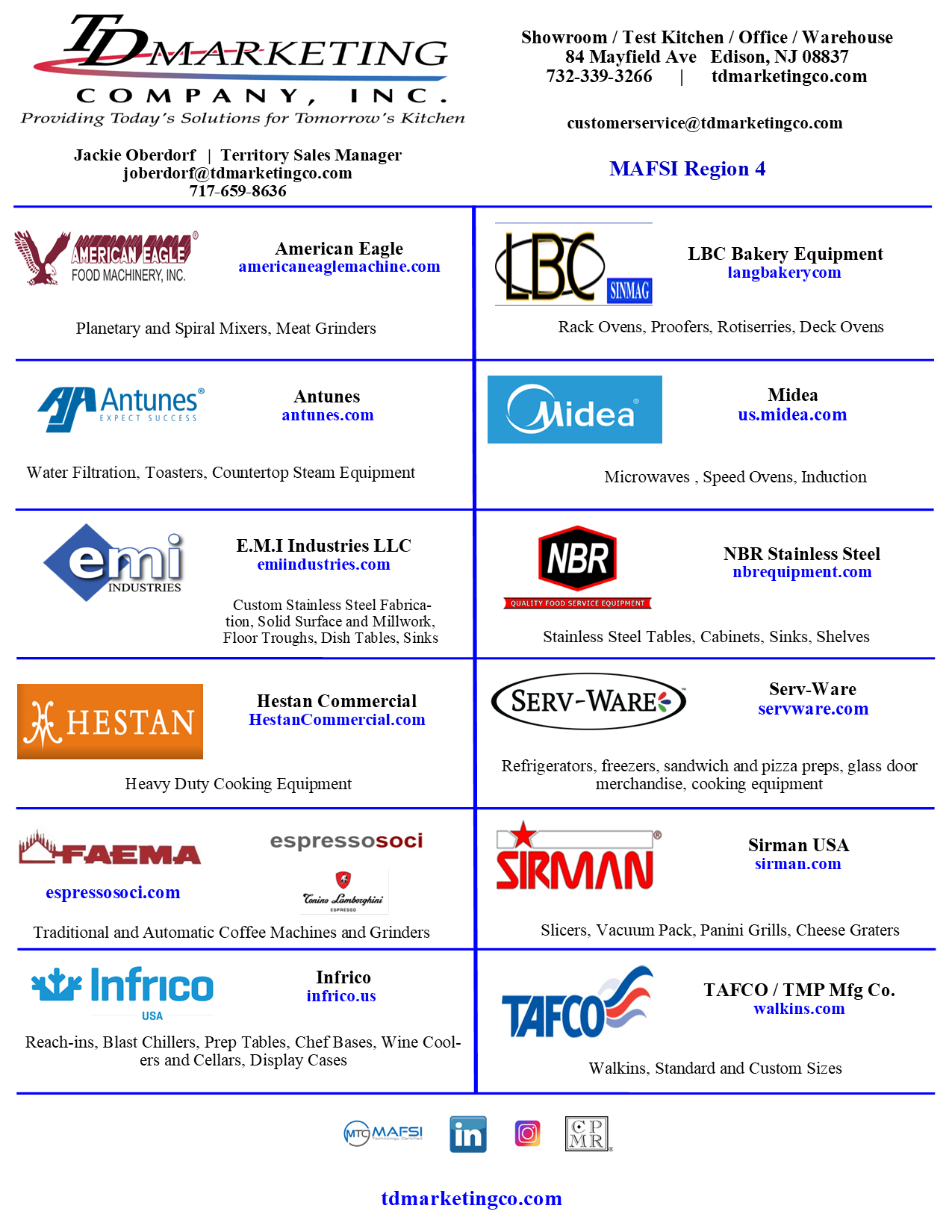 Line Cards — TD Marketing