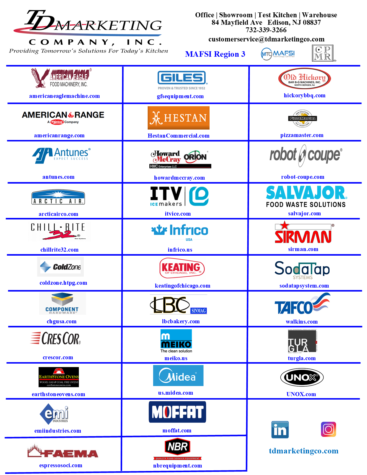 Line Cards — TD Marketing