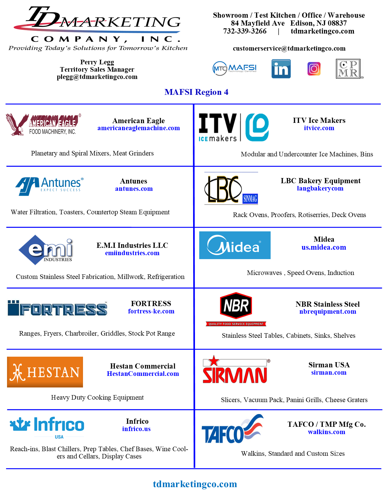 Line Cards — TD Marketing