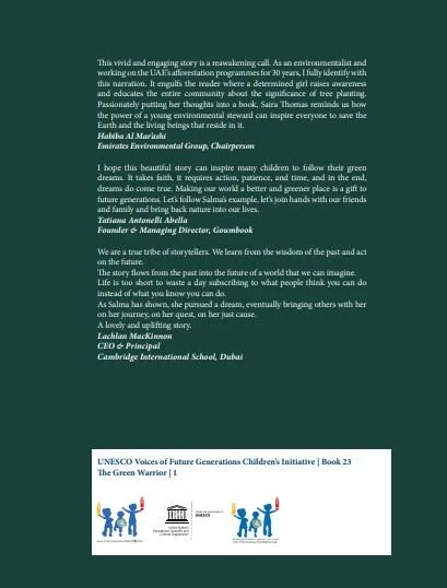 The Green Warrior — Voices of Future Generations