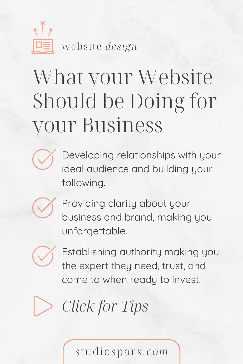 What Your Website Should be Doing — Studio Sparx