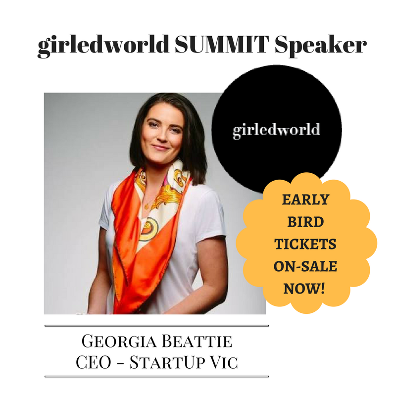 Georgia Beattie StartupVic - girledworld Summit — girledworld