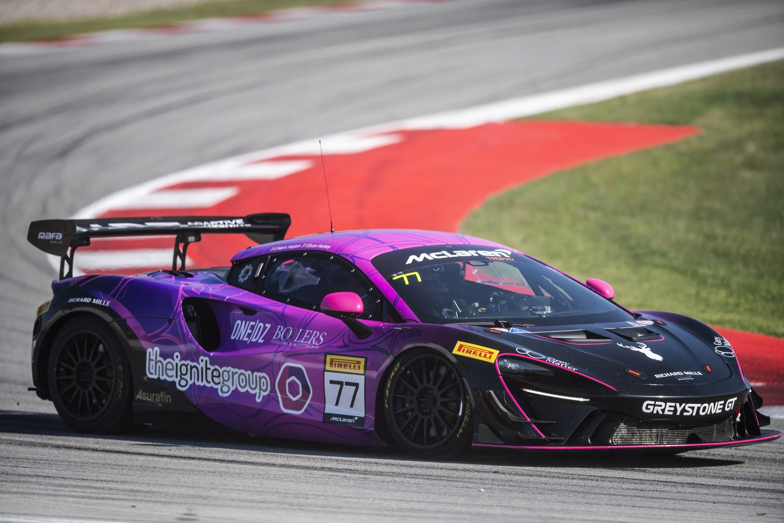 Three-car line-up for Gulf Procar Series event for Greystone GT ...