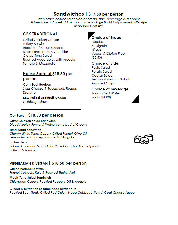 Menu — City Beet Kitchens