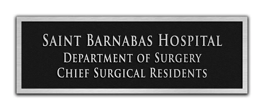 Medical Plaques — International Bronze Plaque Co.