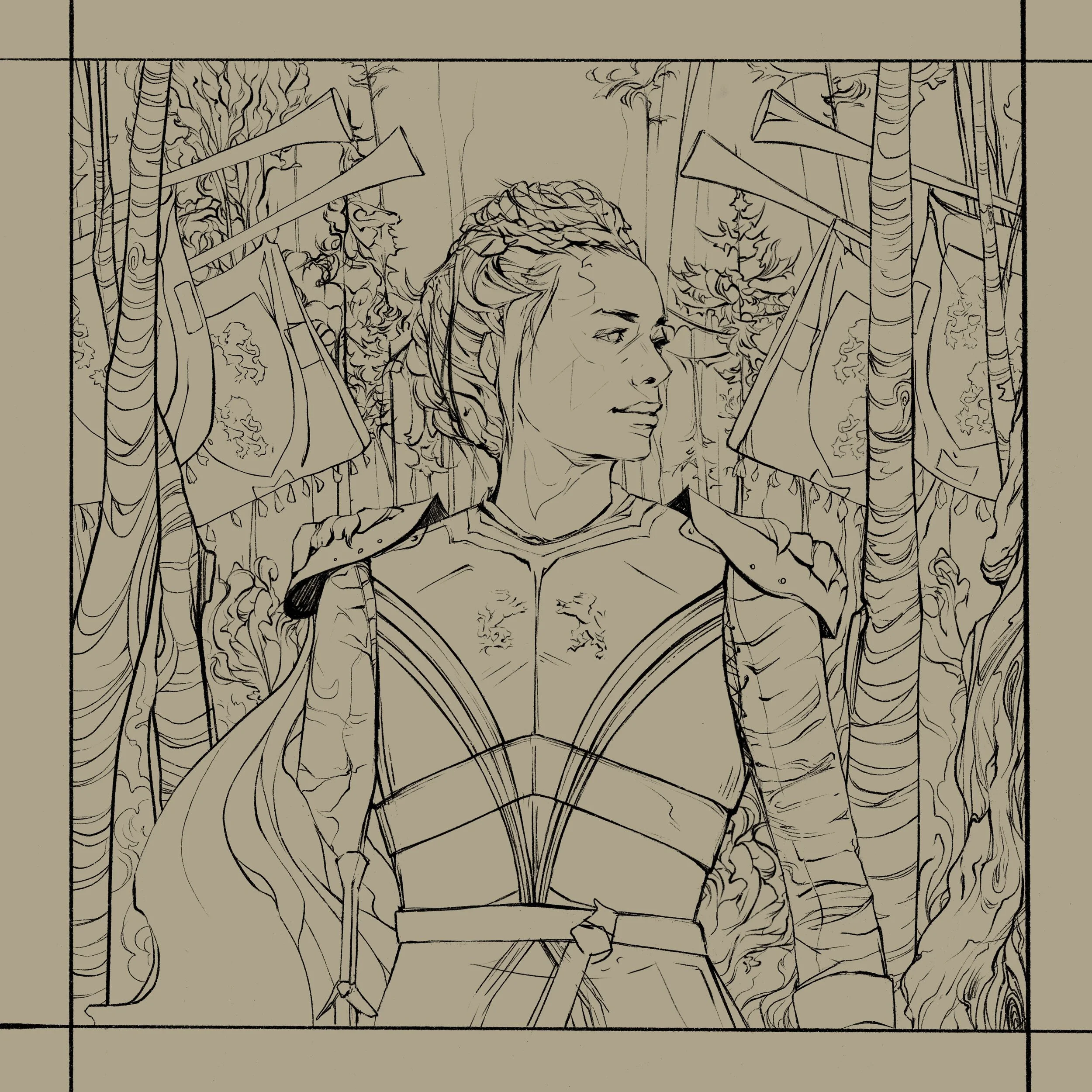Calanthe Illustration — Mary Metzger