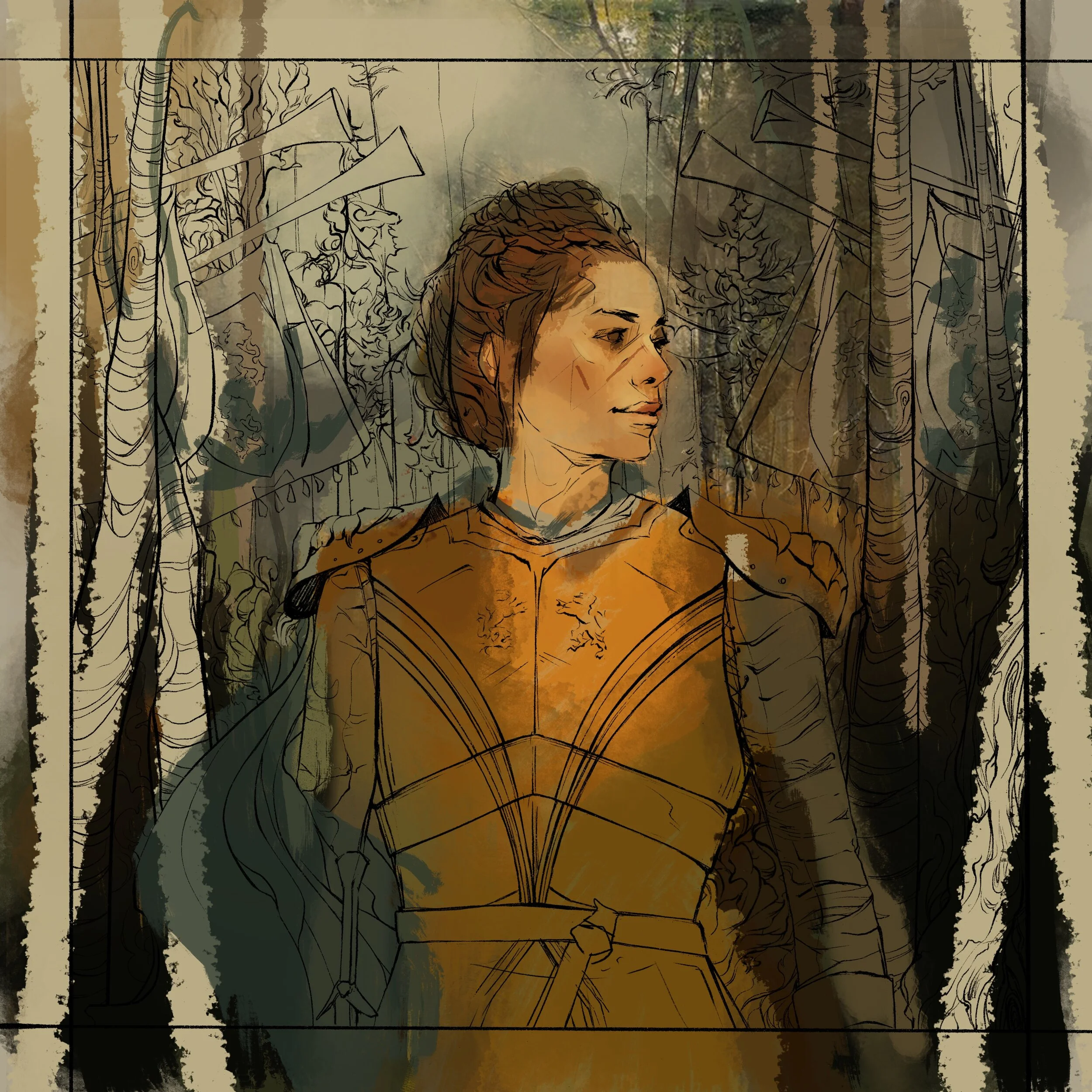 Calanthe Illustration — Mary Metzger