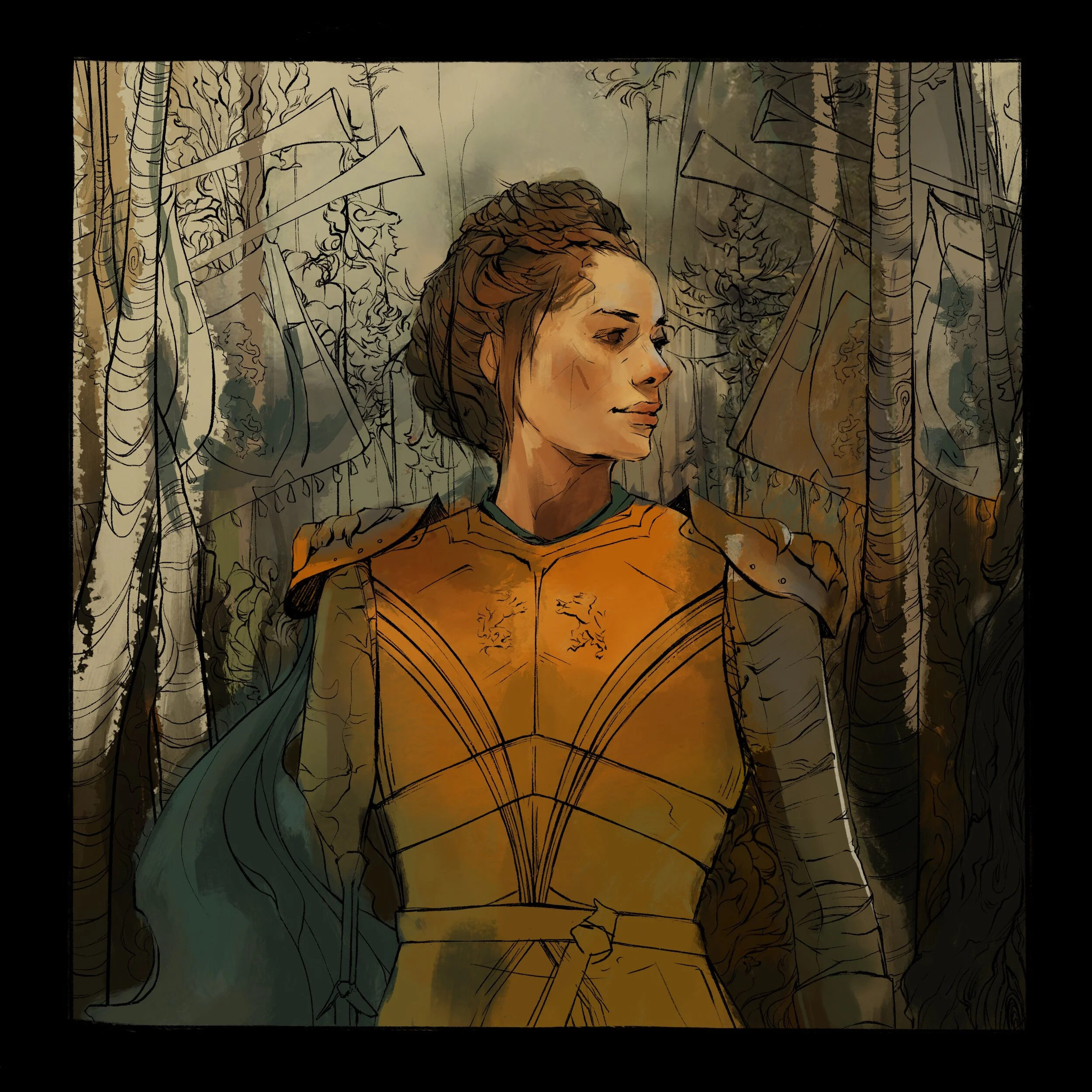 Calanthe Illustration — Mary Metzger