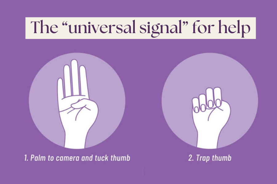 The universal Signal For Help Women In Transition The universal Signal For Help Women In Transition