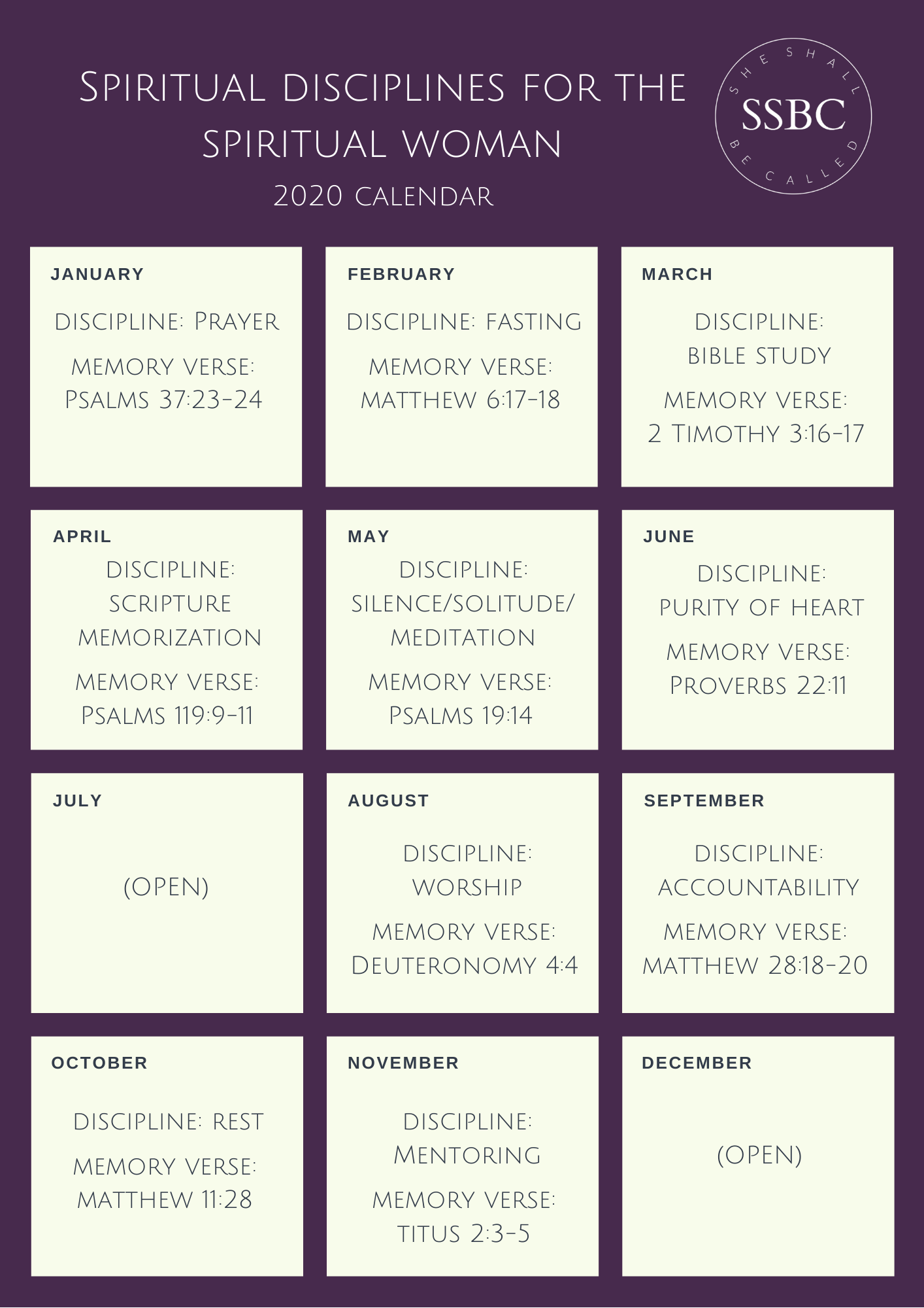 Resources — She Shall Be Called