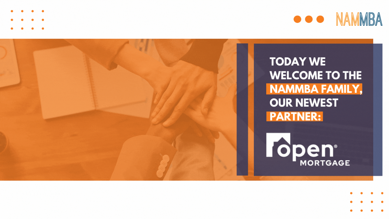 Open Mortgage launches partnership with NAMMBA to expand lending ...