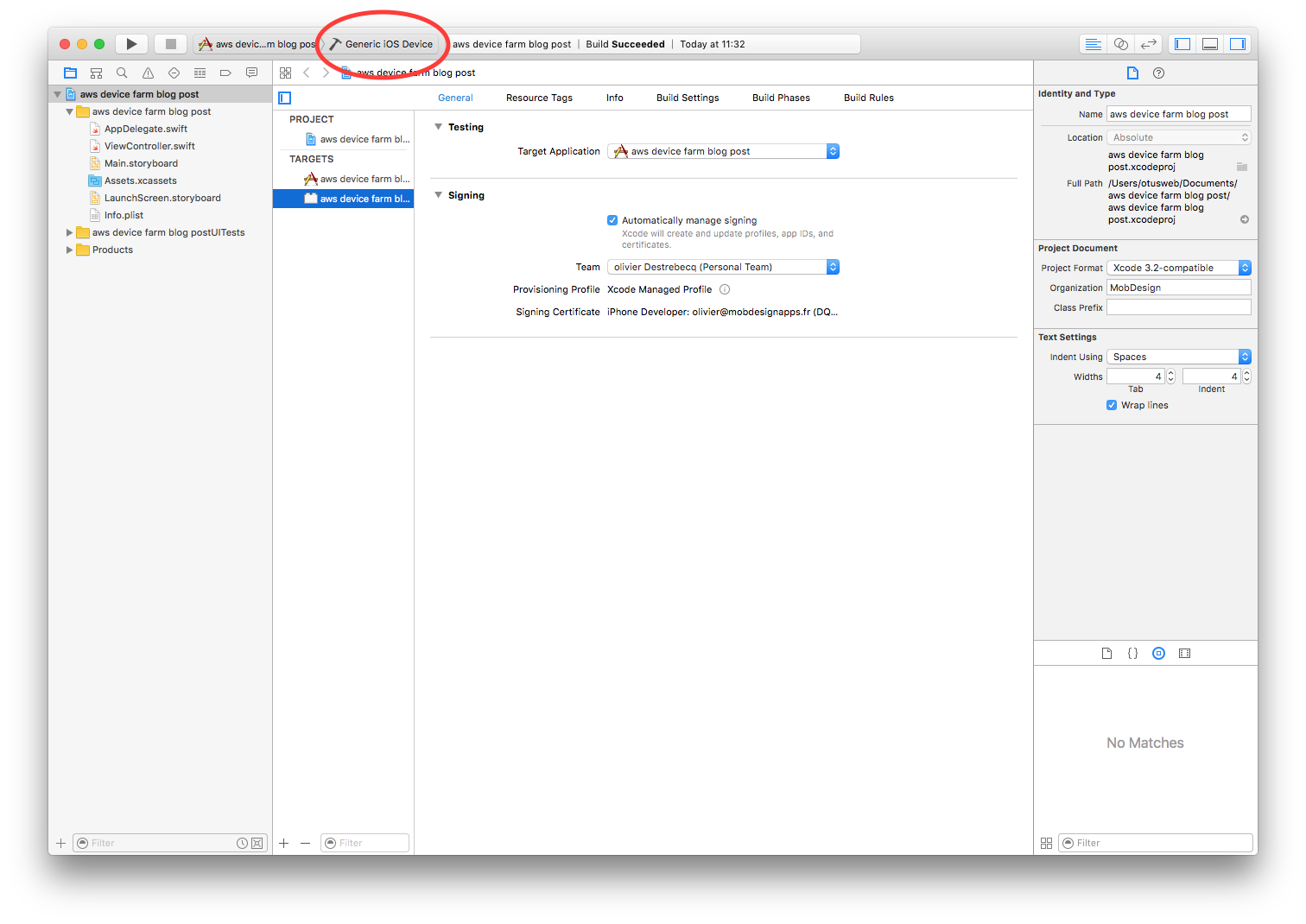 How to run your iPhone test on AWS Device Farm — MobDesign