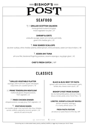 Menu - Bishops Post - American Style Restaurant Chesterfield, MO