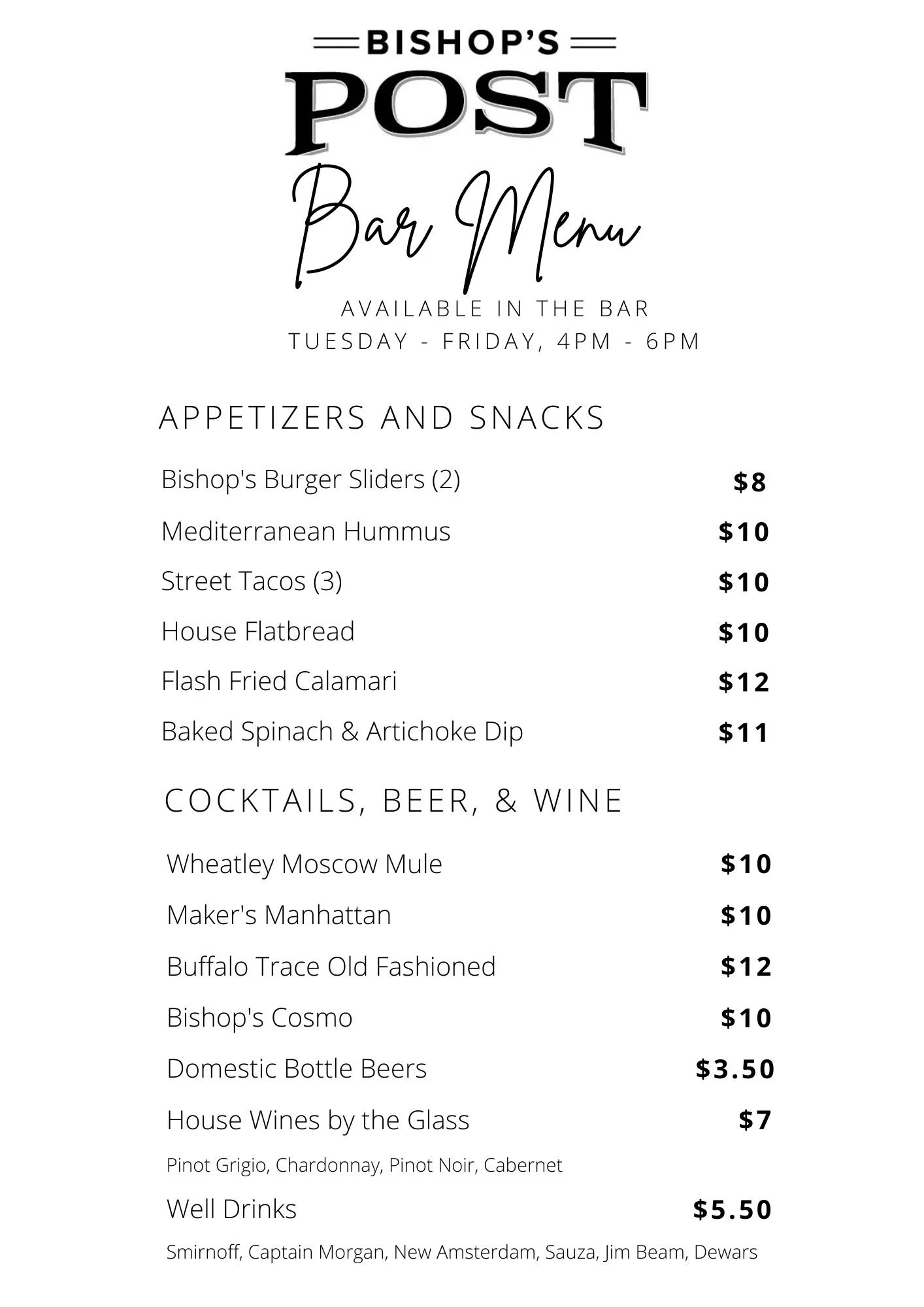 Upcoming Events - Bishops Post - American Style Restaurant Chesterfield, MO