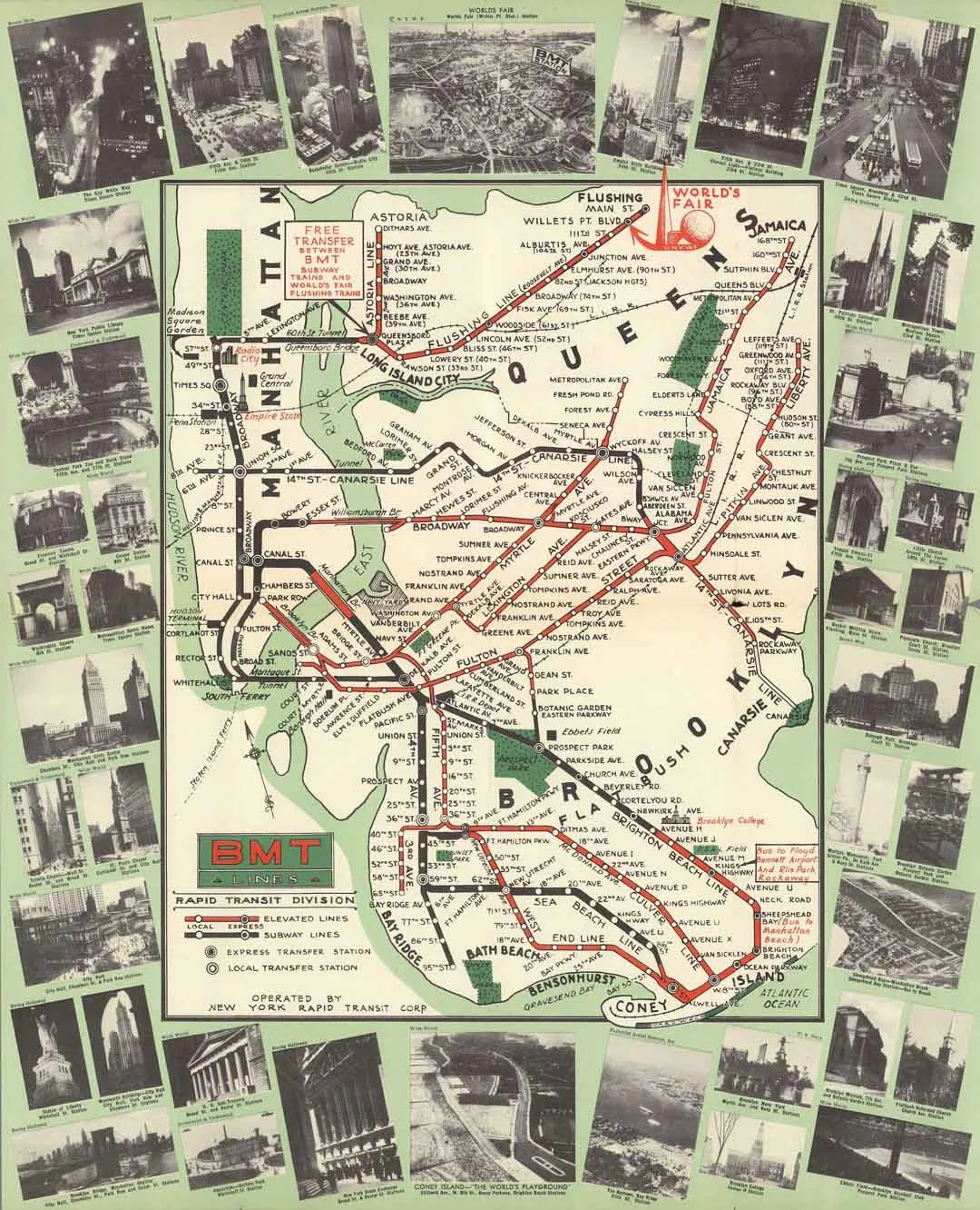 Manhattan Subway Map Brooklyn