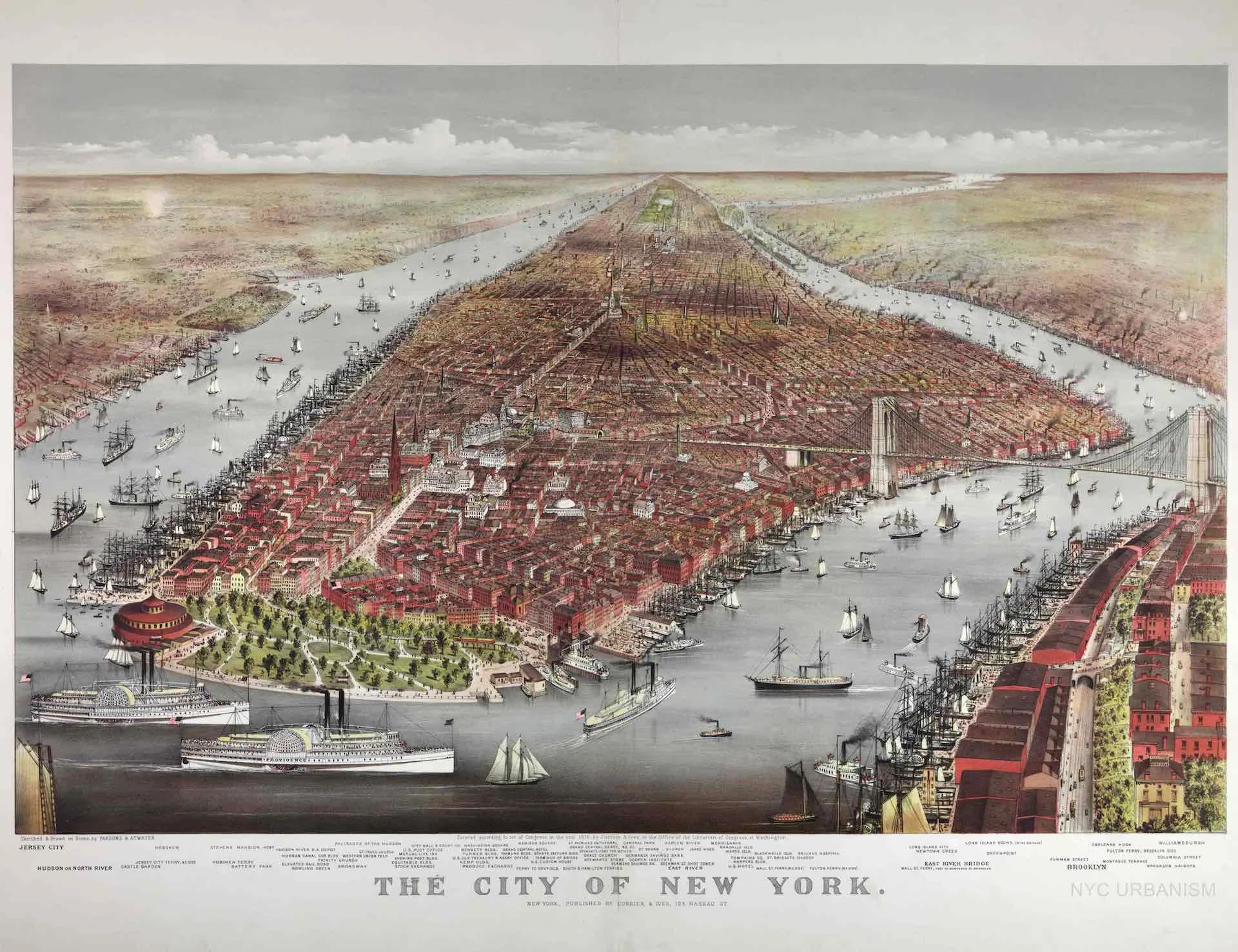 City of New York, 1876 — NYC URBANISM