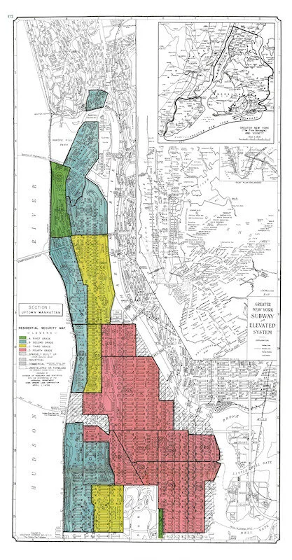 #MapMondays HOLC Redlining Maps — NYC URBANISM