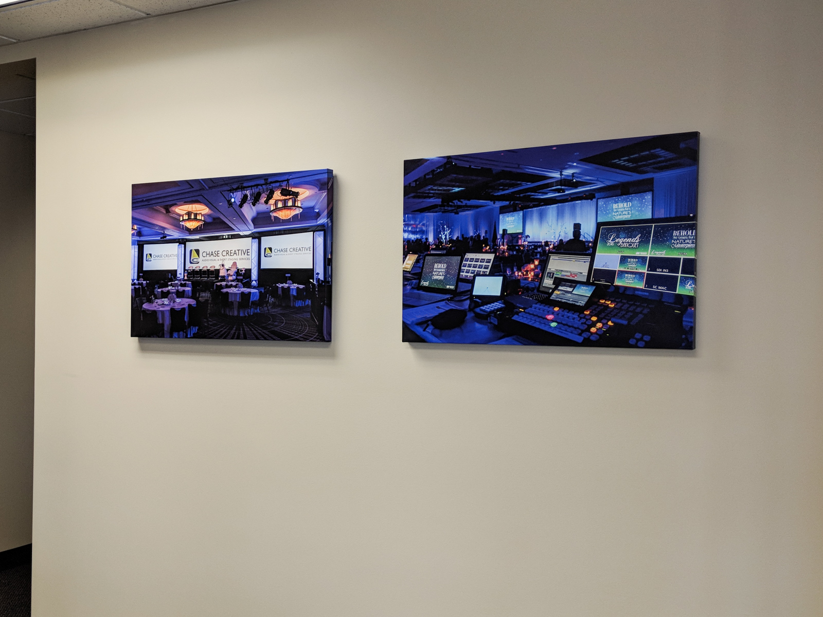 Decorate Your Office Walls | Chase Creative Audio Visual Design — Tiberius Images