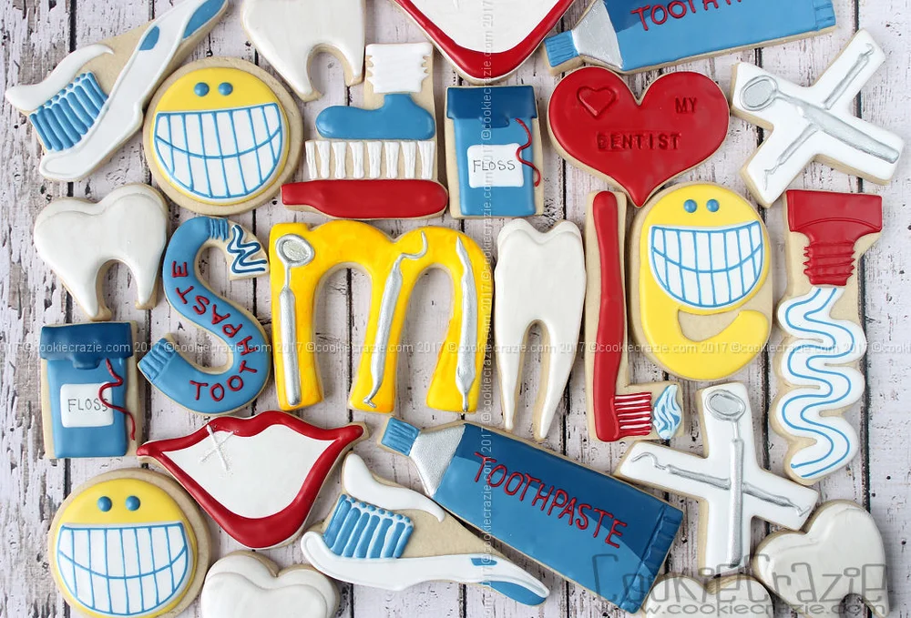 Love My Dentist Decorated Cookie Collection — CookieCrazie