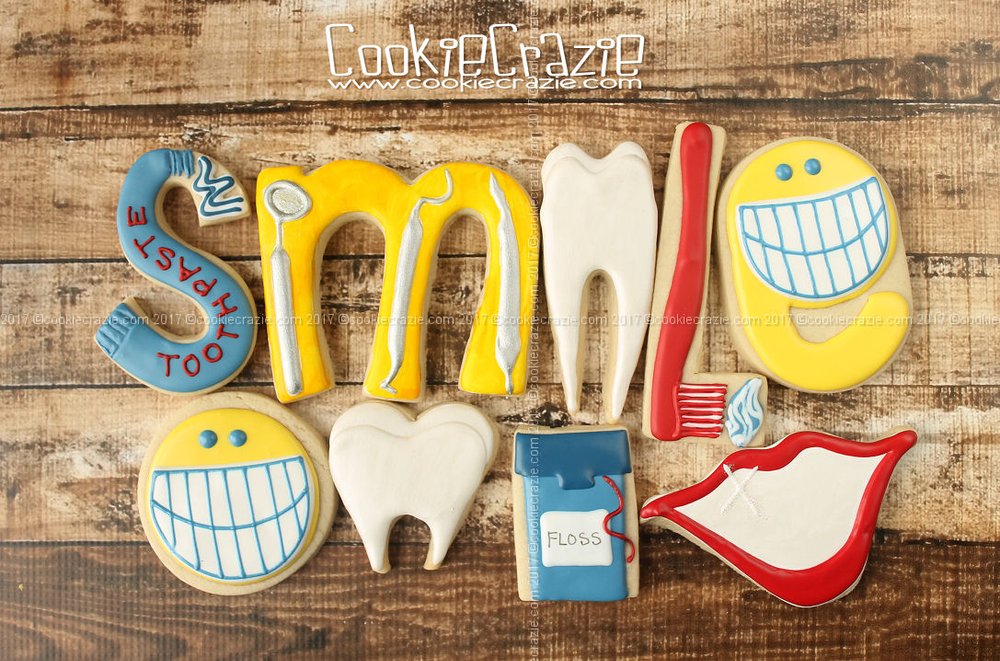 Love My Dentist Decorated Cookie Collection — CookieCrazie