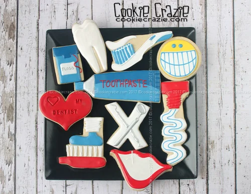 Love My Dentist Decorated Cookie Collection — CookieCrazie