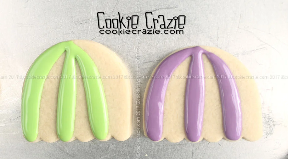 Umbrella Decorated Cookie (Tutorial) — CookieCrazie