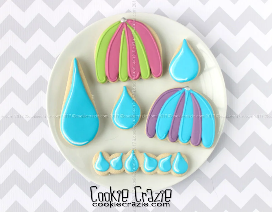 April Showers Decorated Cookie Collection — CookieCrazie