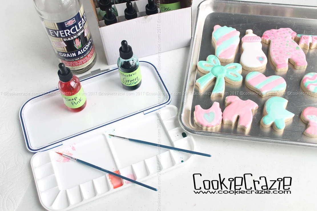 WaterColor Decorated Cookies — CookieCrazie