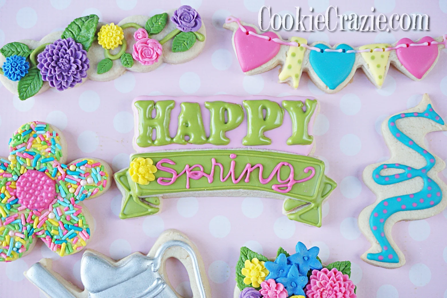 Happy Spring Decorated Sugar Cookie Collection — CookieCrazie