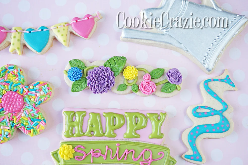 Happy Spring Decorated Sugar Cookie Collection — CookieCrazie