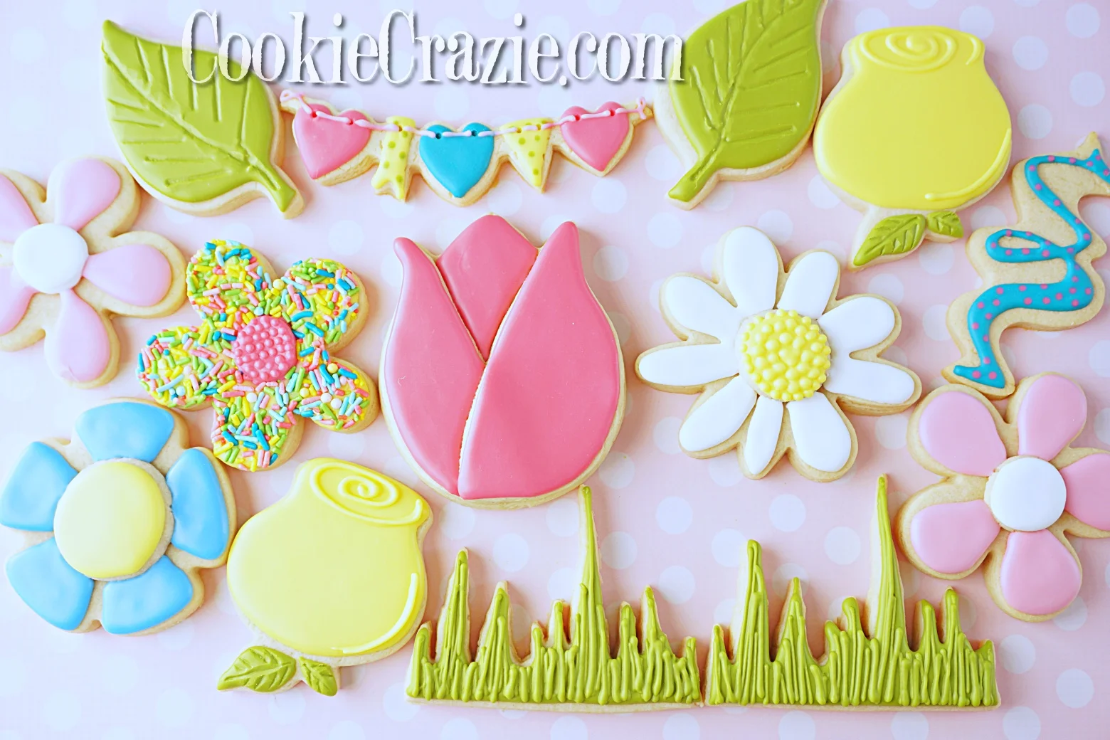 Happy Spring Decorated Sugar Cookie Collection — CookieCrazie