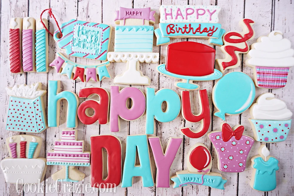 Happy Birthday Sugar Cookies