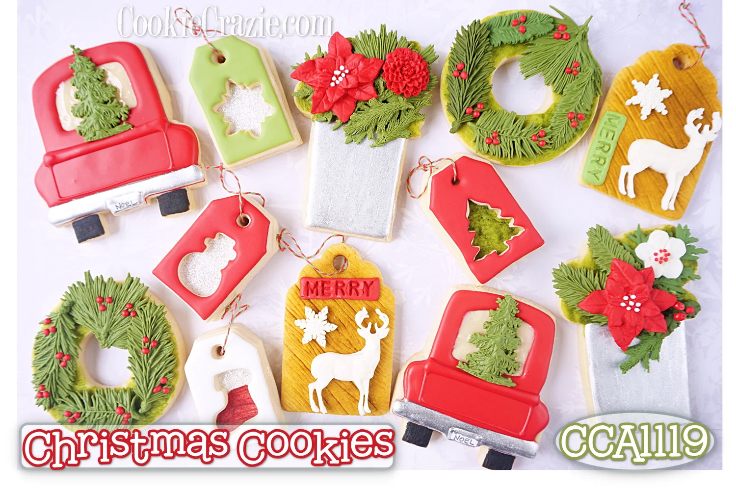 NEW CookieCrazie Online Decorating Class: Christmas Cookies — CookieCrazie