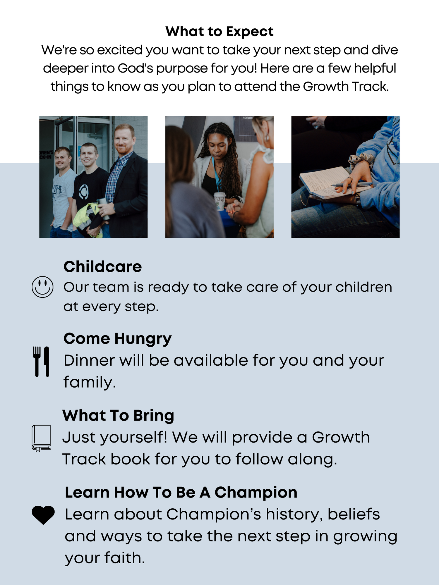 Growth Track | Champion Christian Center