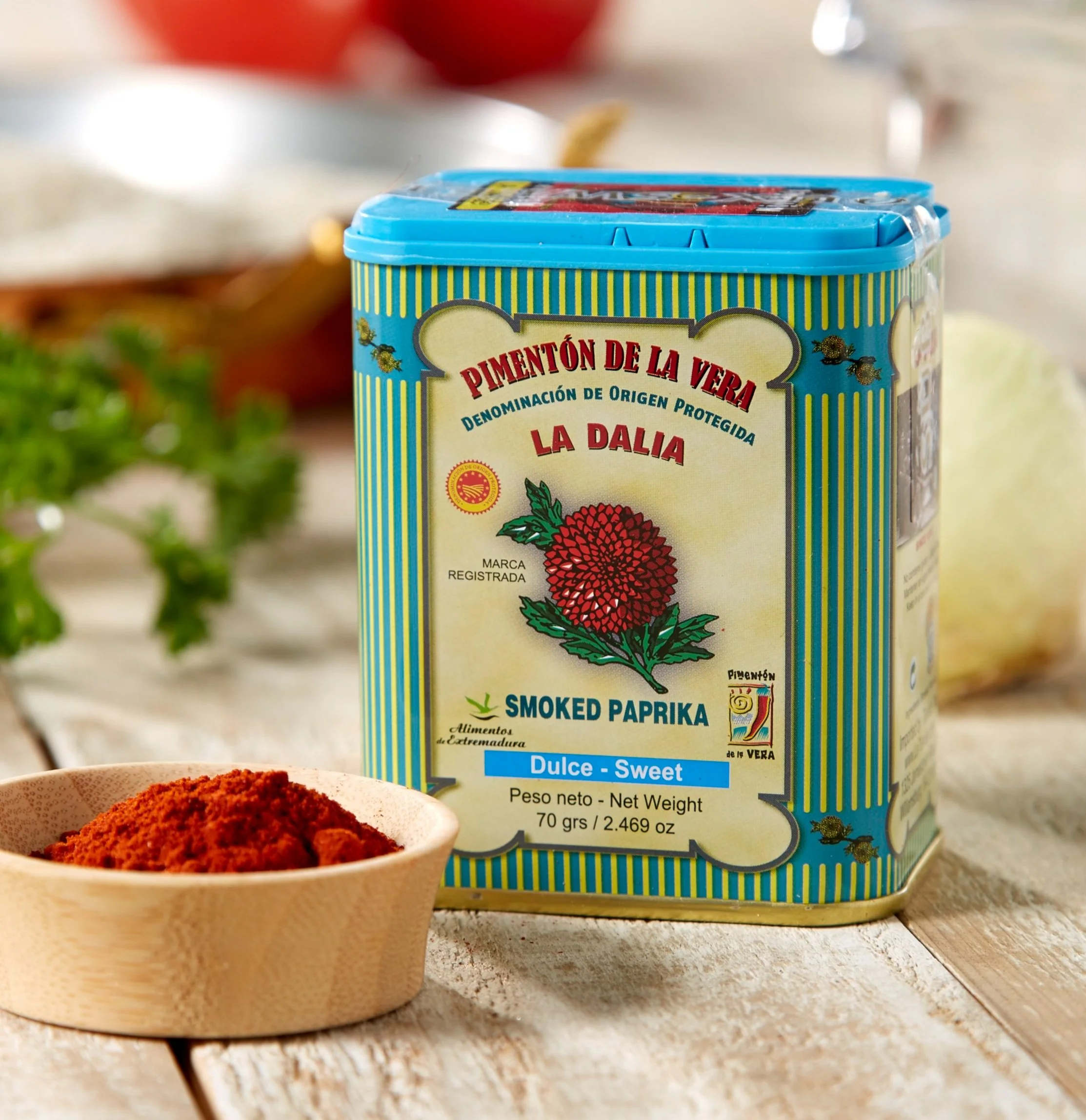 Sweet Smoked Paprika from La Vera Region in Spain
