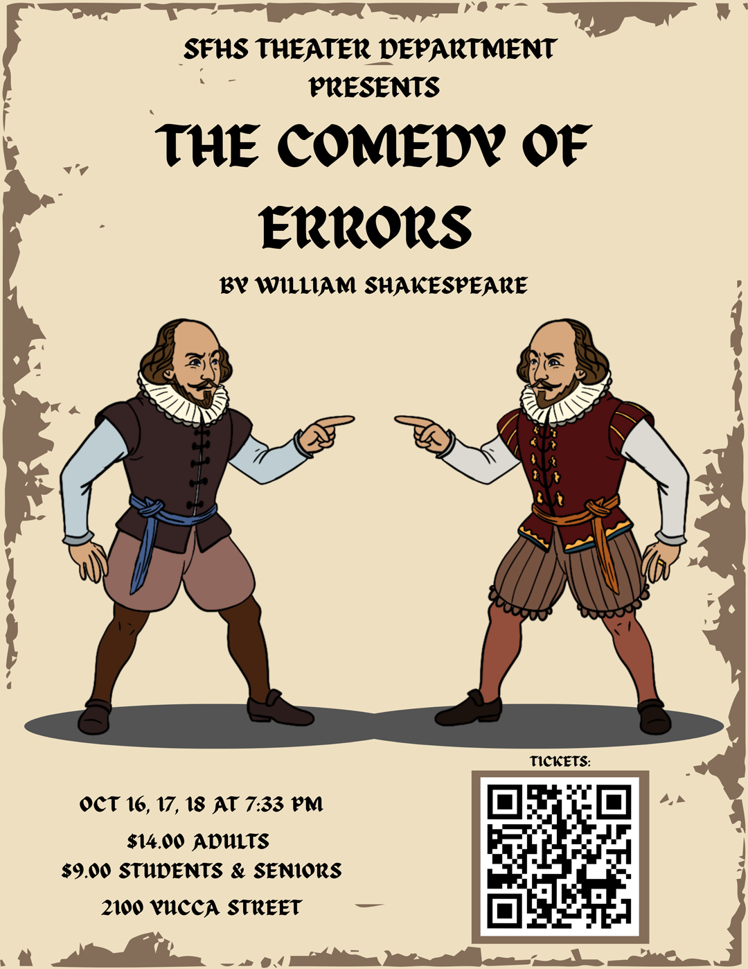 Santa Fe High School Theater presents THE COMEDY OF ERRORS — THEATRE ...
