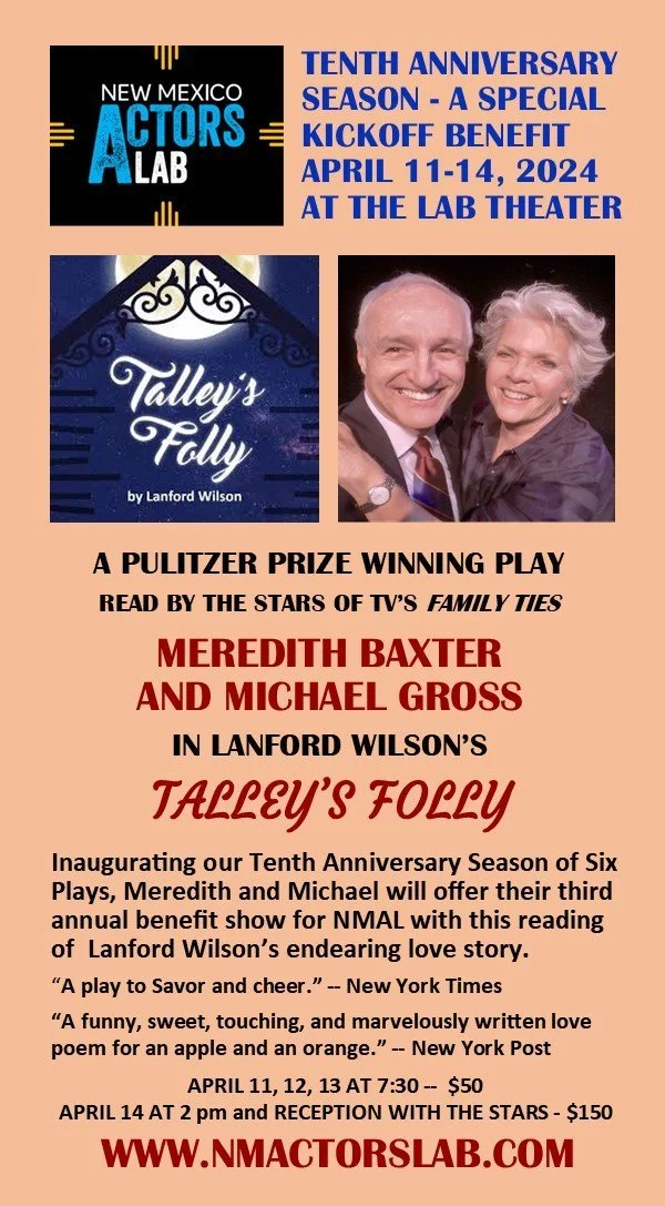 New Mexico Actors Lab presents "Talley's Folly" by Lanford Wilson ...