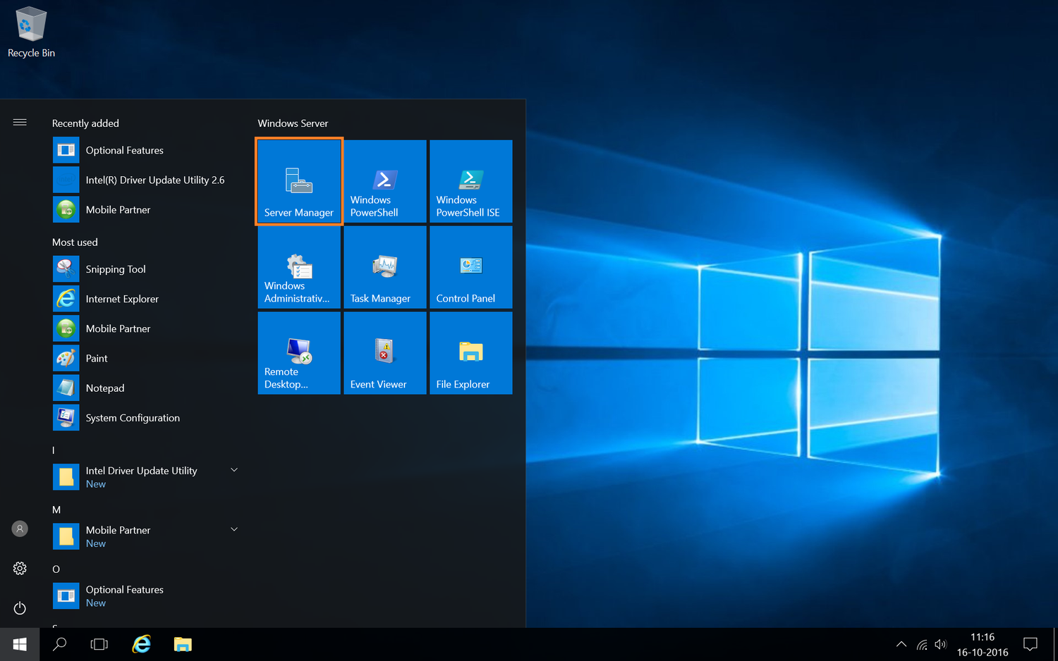 Enable Virtualization (Hyper-V) in Windows Server 2016 — DSKOLI