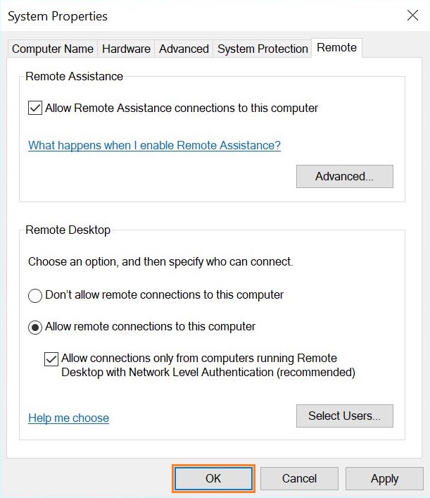 Enable Remote Desktop (RDP) for Windows on Public IP address — DSKOLI