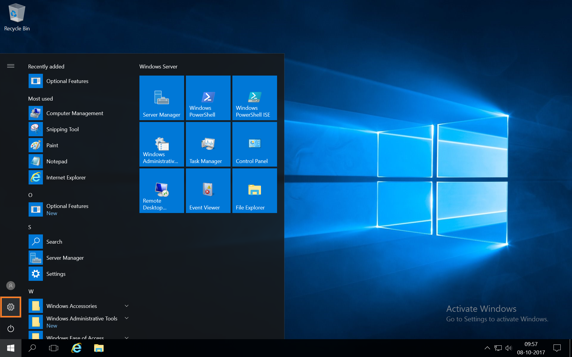 Activate Windows Server 2016 Datacenter using valid Product Key — DSKOLI