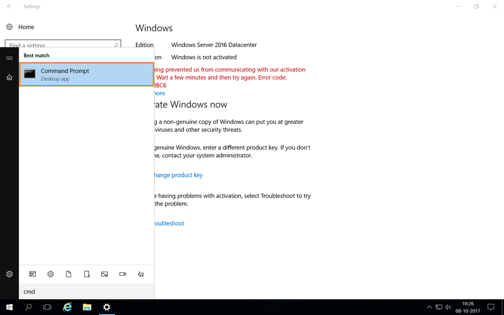 Activate Windows Server 2016 Datacenter using valid Product Key — DSKOLI